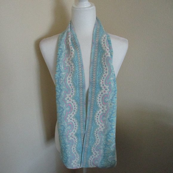 Vintage | Accessories | 39 Sale Pastel Paisley Reversible Scarf | Poshmark